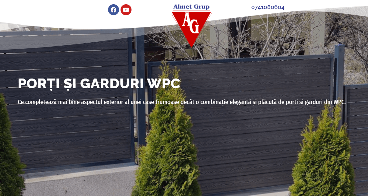 PORȚI ȘI GARDURI WPC » GARD WPC » ALMET GRUP